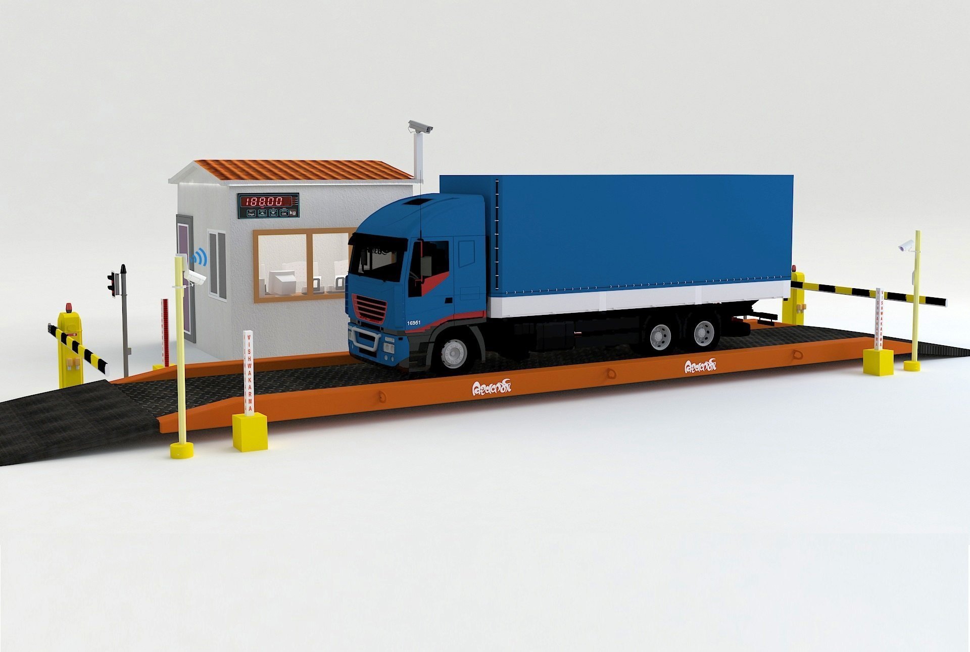 Automatic Weighbridge System for Truck Scales